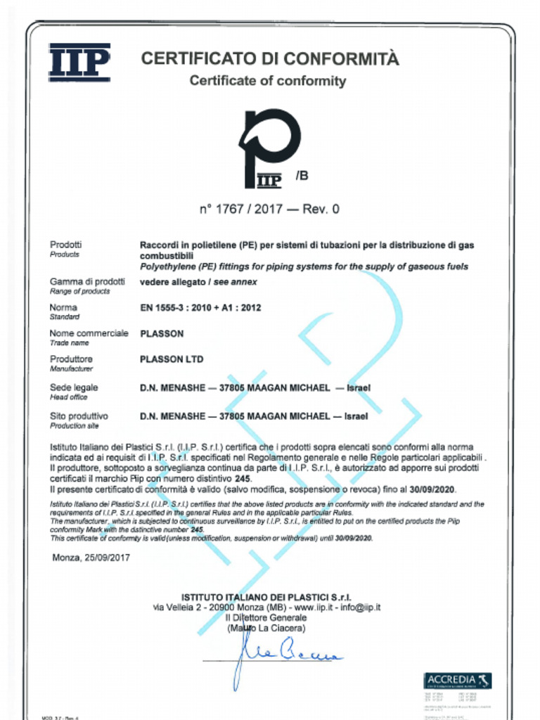 EN 1555-3-Rev.0-30092020 | PDF