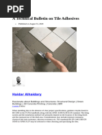IS15477_2019 Tile Adhesive | PDF | Tile | Concrete