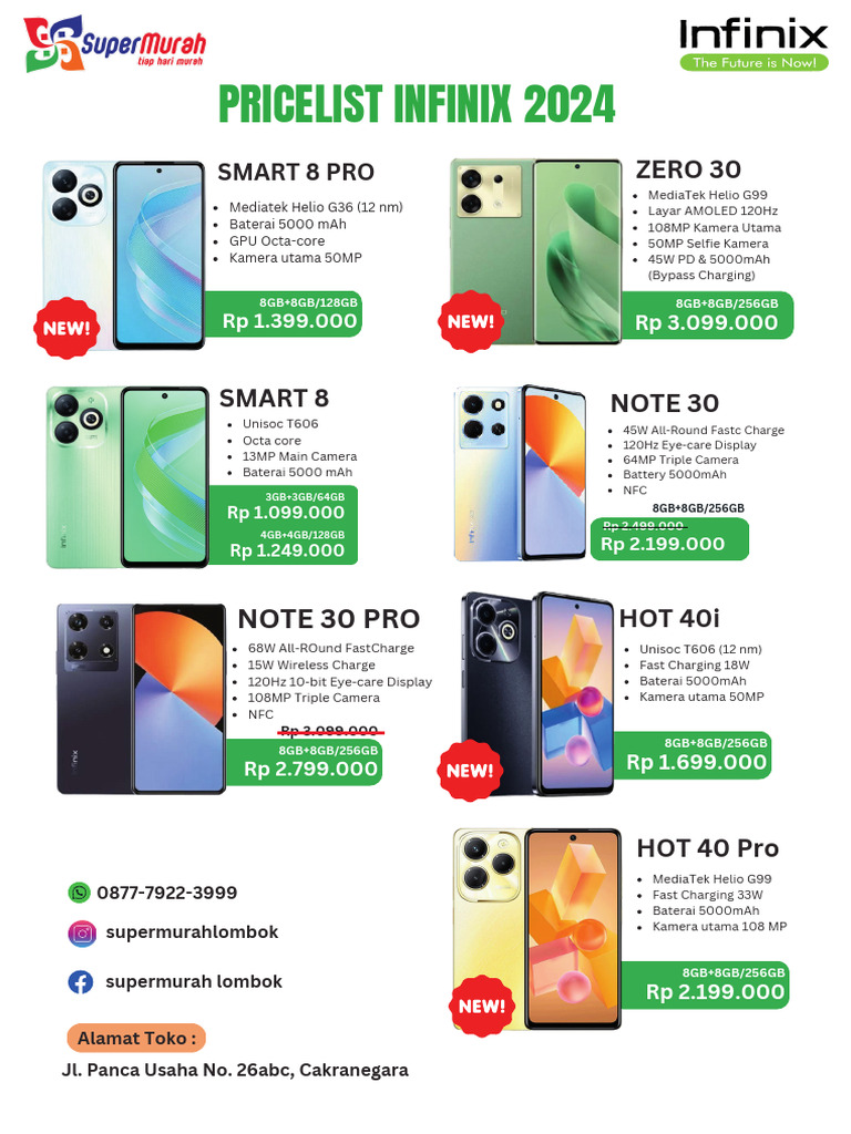 PL Infinix | PDF | Mobile Computers | Portable Electronics