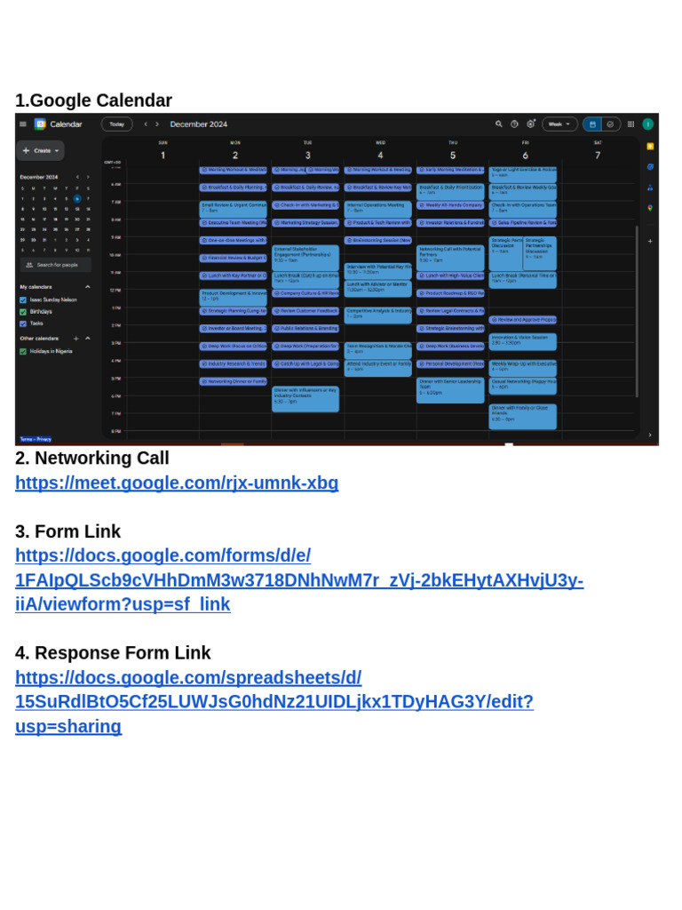 Virtual Assistant Assignment (Google Workspace) | PDF
