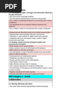 JC Key Skills Poster English | PDF | Learning | Information