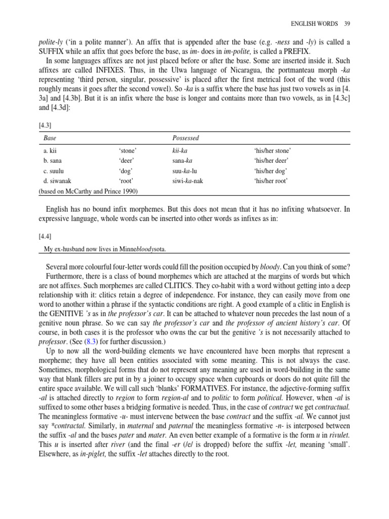 Francis_Katamba_English_Words-20 | PDF | Word | Semantic Units