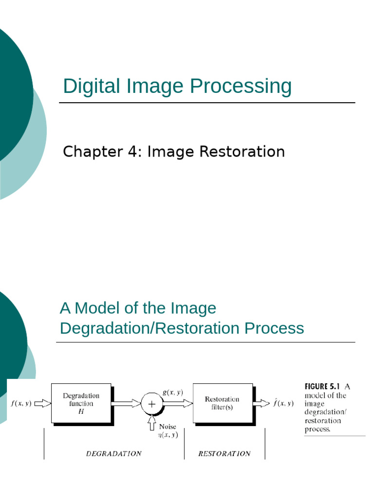 Image Restoration Techniques in DIPs | PDF | Normal Distribution ...