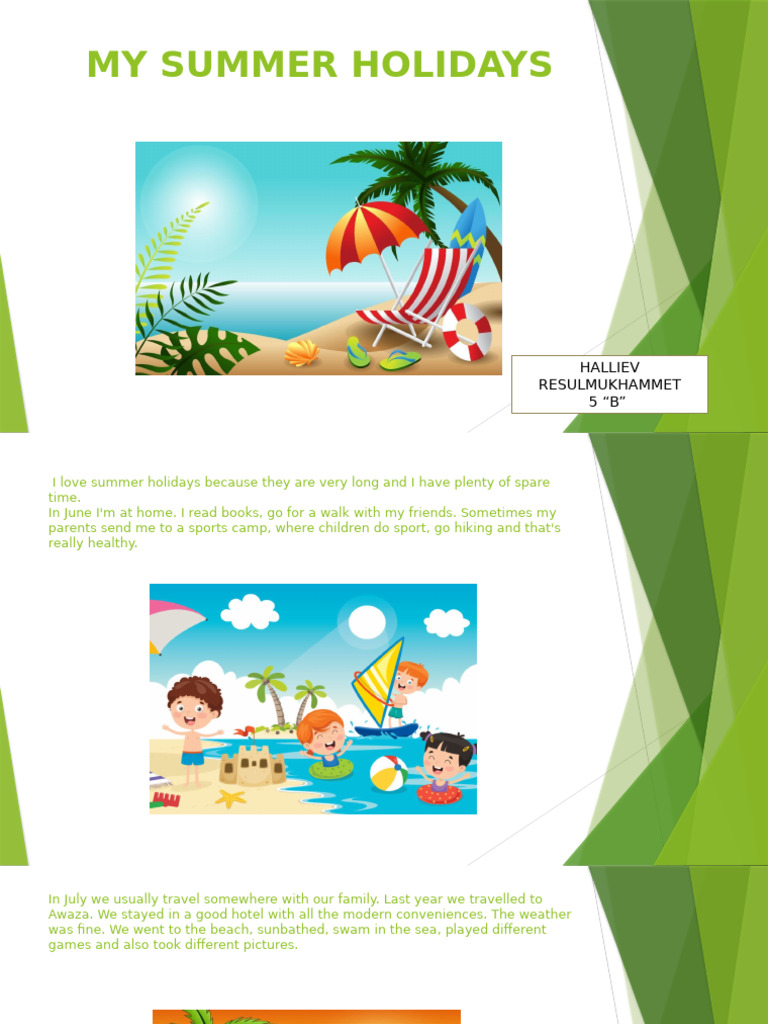 My Summer Holiday | PDF