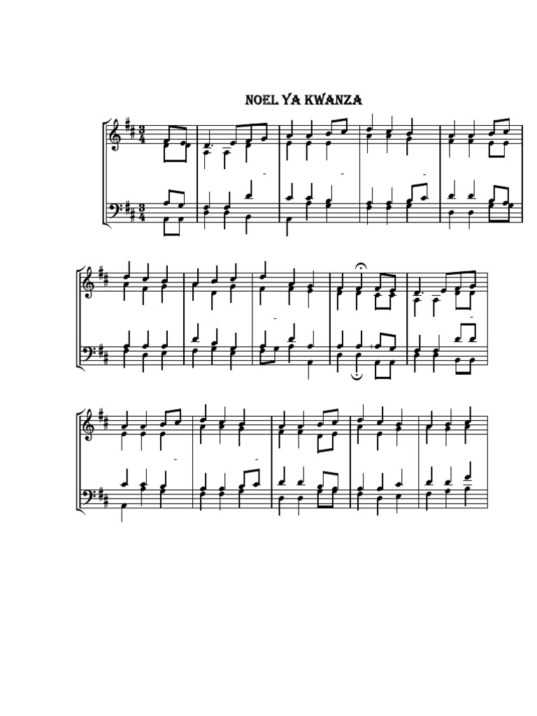 Noel Ya Kwanza | PDF