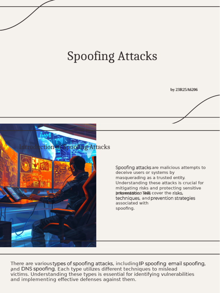 Understanding Spoofing Attacks | PDF