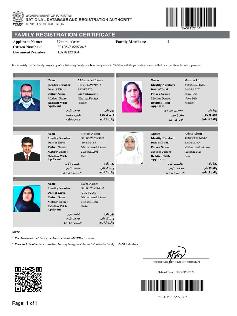 FRC Usman Akram | PDF