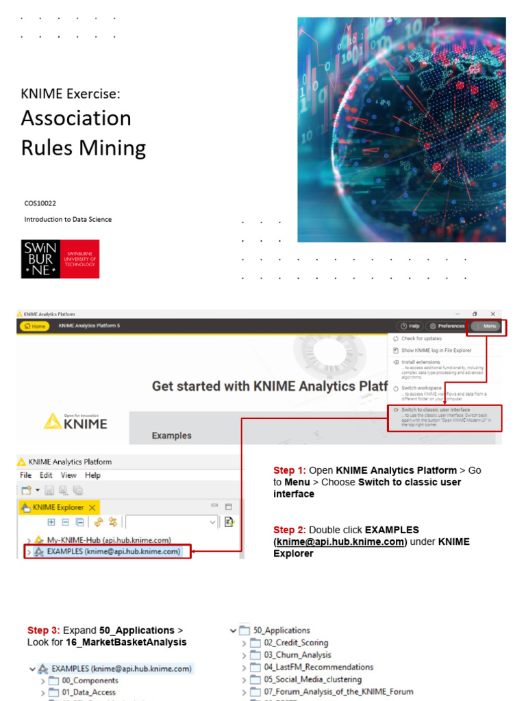 Lab - KNIME - Market Basket Analysis Workflows | PDF