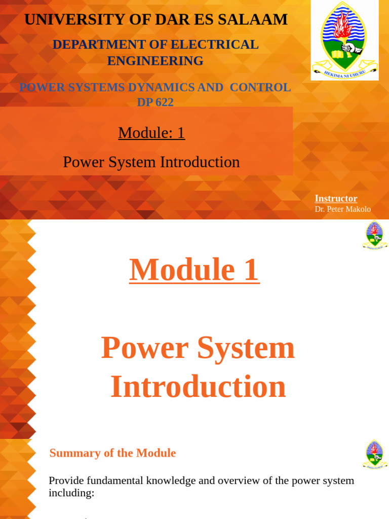 PSDC - Module 1 - Introduction To Power System | PDF | Electricity ...