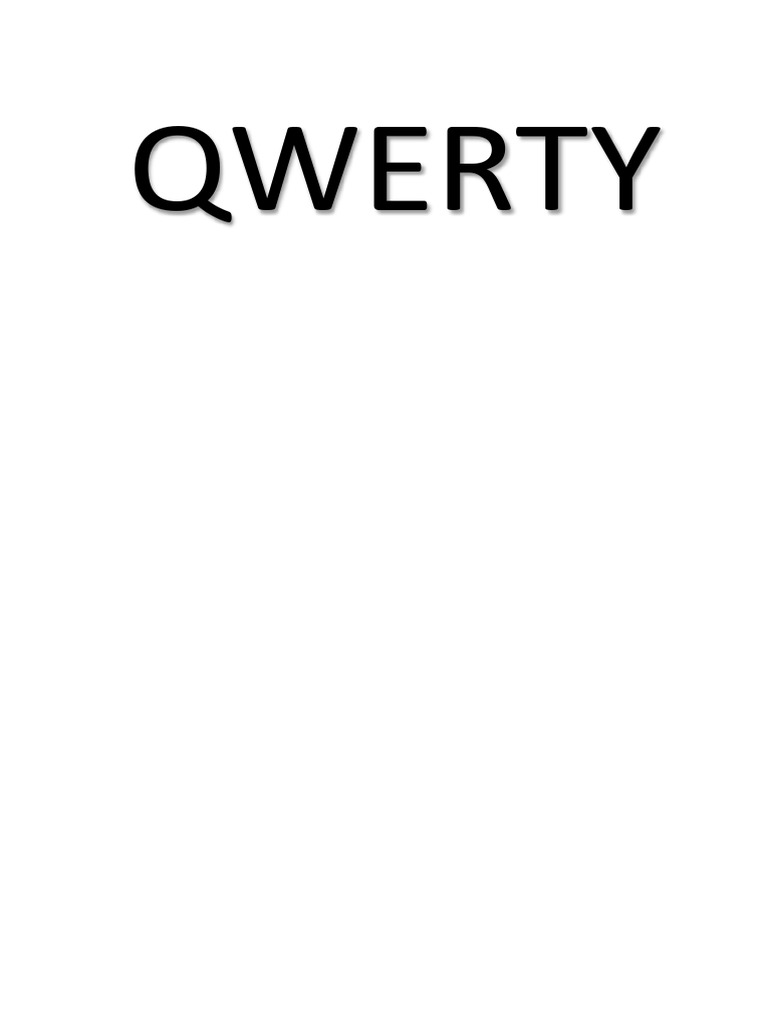 Qwerty | PDF