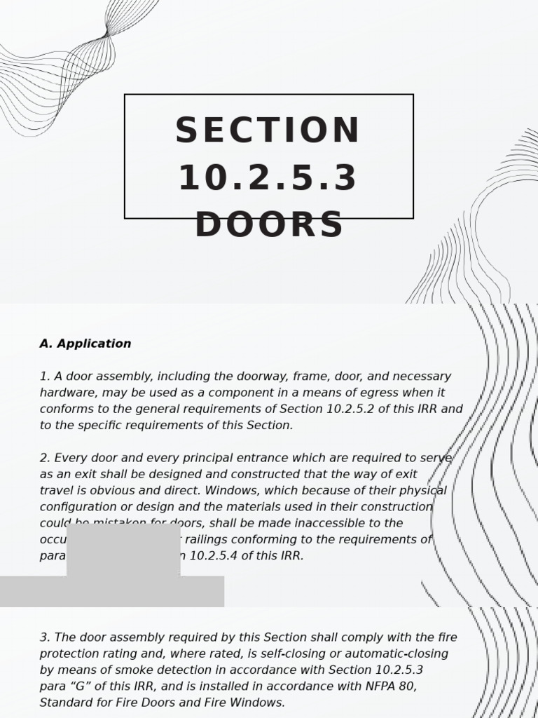 Section-10 2 5 3-Doors | PDF | Door | Architectural Elements