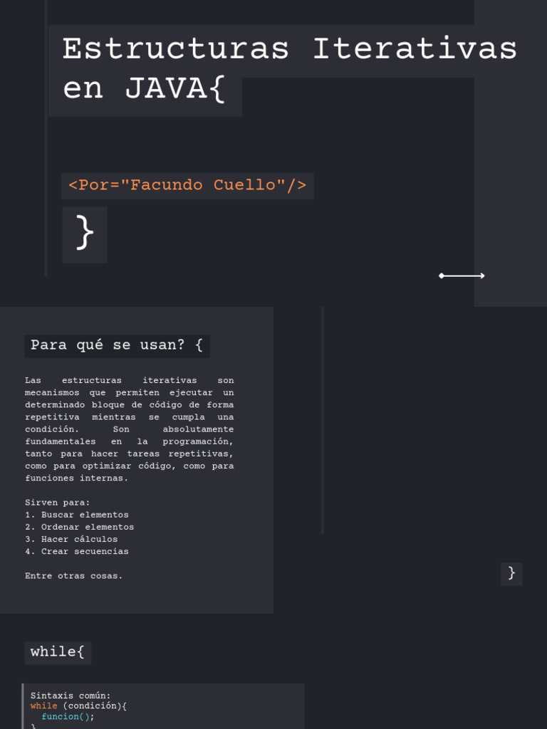 Guía de Bucles en Programación | PDF