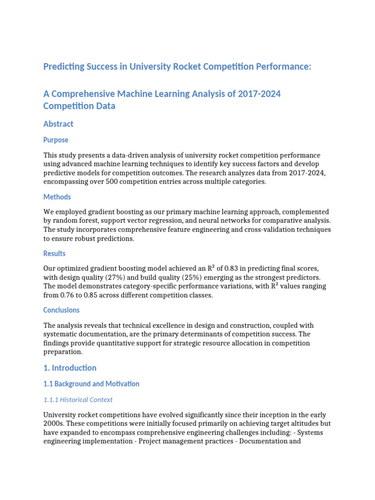 Detailed Rocket Analysis Part1 | PDF | Reliability Engineering | Cross ...