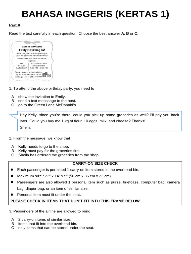 Latihan Bahasa Inggeris Tingkatan 2 | PDF | Video On Demand | Streaming ...