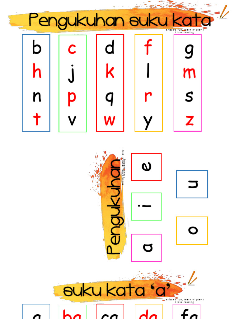 Buku Suku Kata | PDF