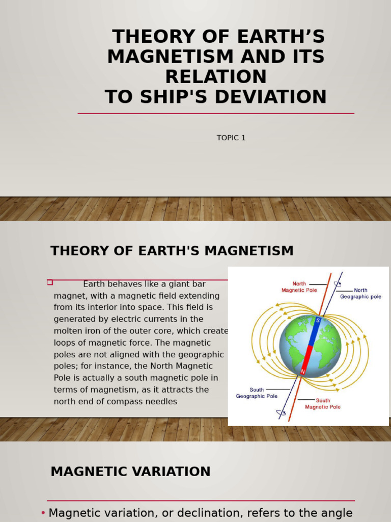 Theory of Earth's Magnetism and Its Relation | PDF | Compass | Earth's ...