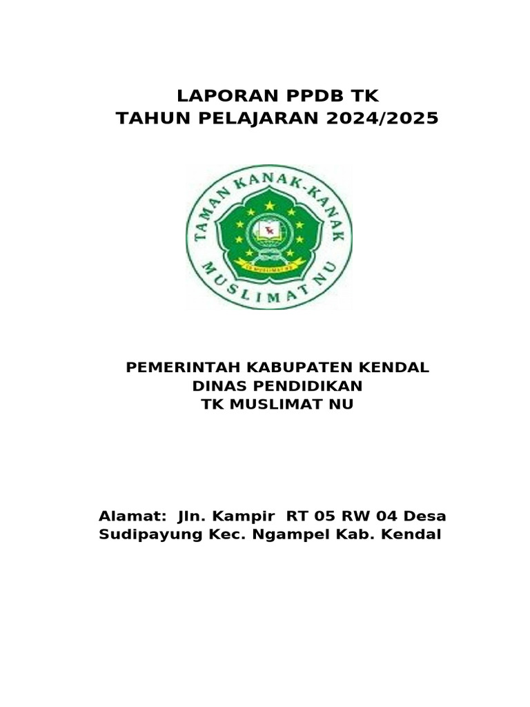 PPDB TK 2024 | PDF