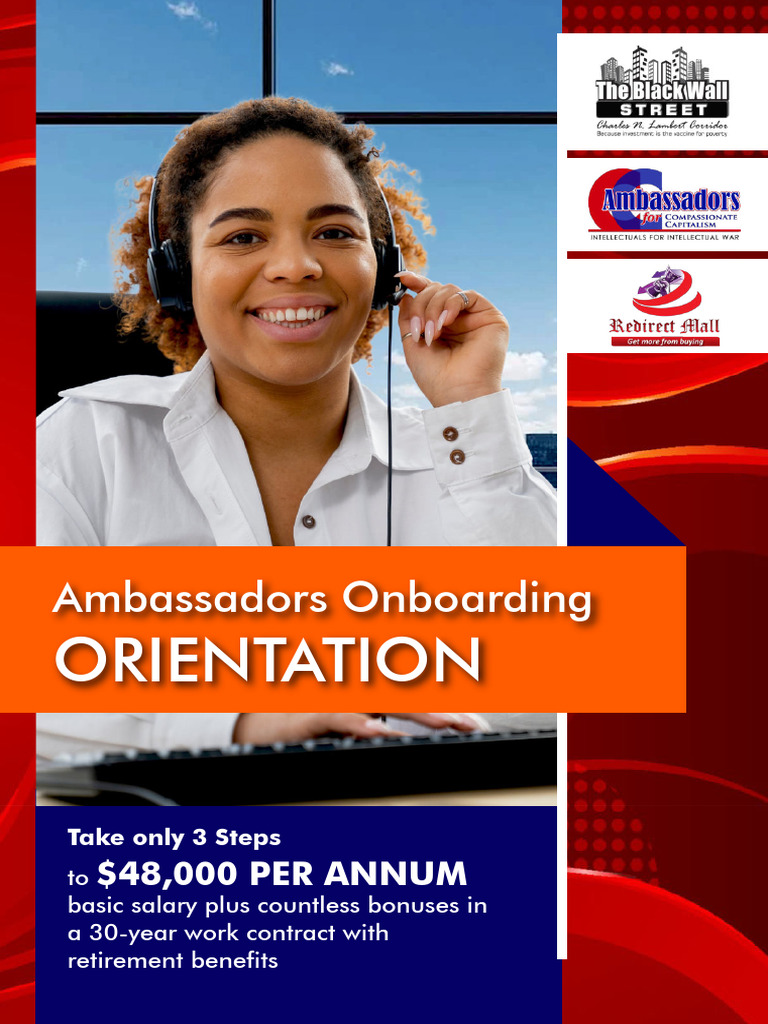 Ambassadors Onboarding Orientation | PDF | Capitalism | Poverty