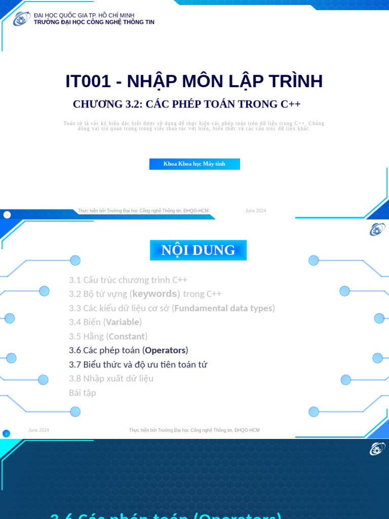 Slide Chap3.2 CacPhepToan | PDF