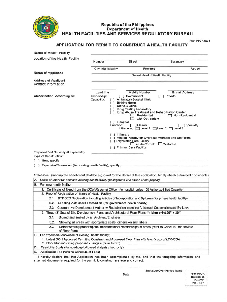 PTC Form 6 1 2021 | PDF