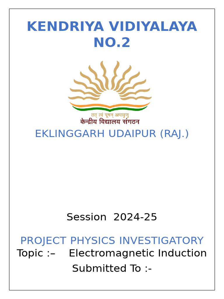 Projrct FRONT PAGE DEsign | PDF