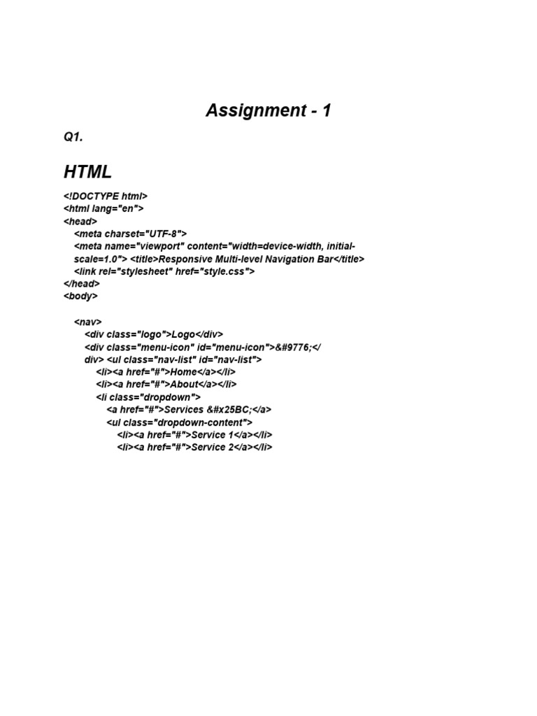 Wt1 | PDF | Document Object Model | Xml