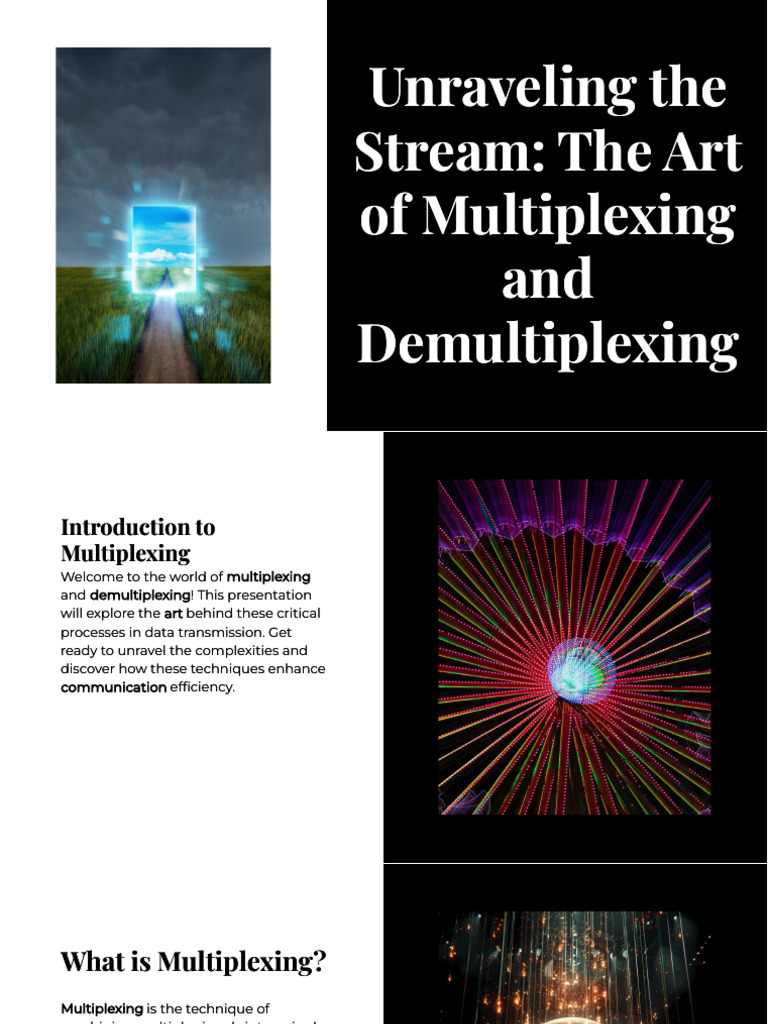 Multiplexing and Demultiplexing | PDF | Multiplexing | Telecommunications