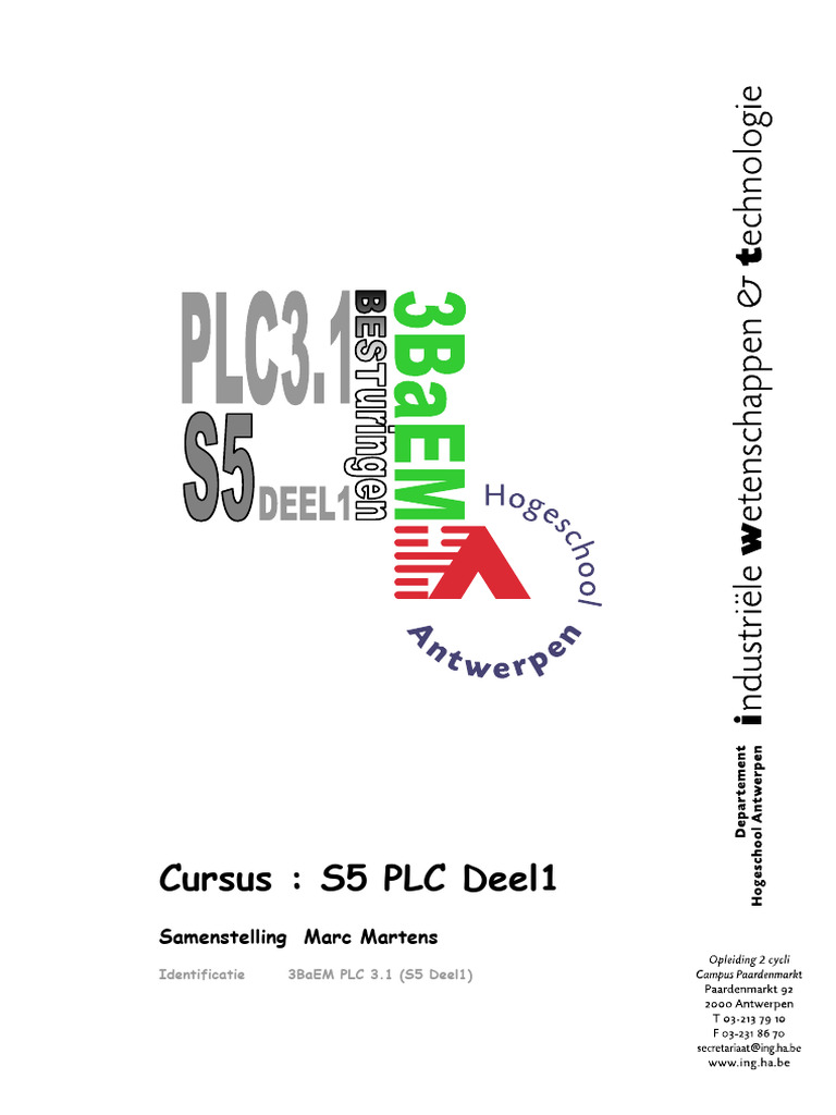 PLC3.1 S5 Deel1 | PDF