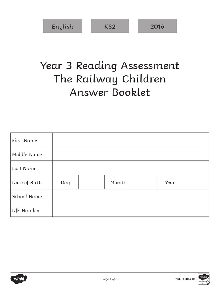 Railway Children Chapter 2 Q&A Guide | PDF