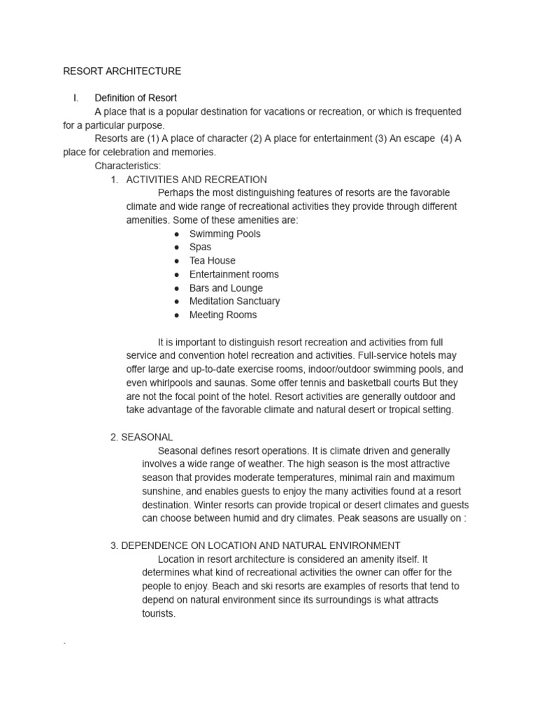 Resort Research | PDF | Bathroom | Hotel