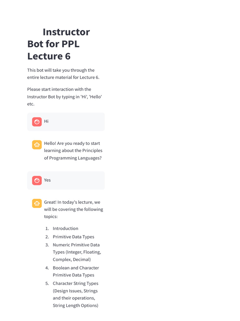 lec6ibot | PDF | Data Type | String (Computer Science)