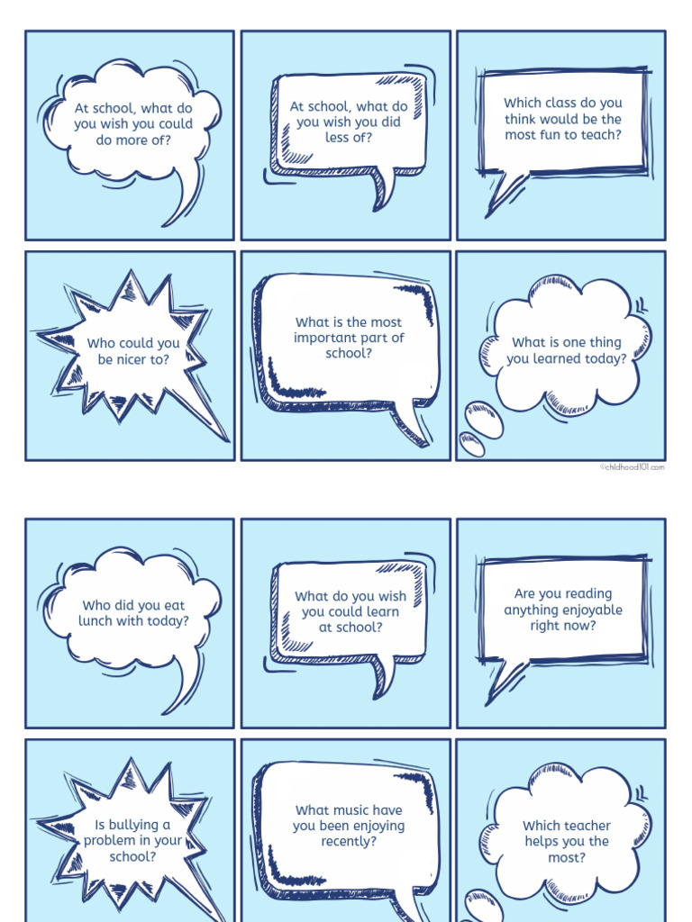 Conversation Starters For Tweens and Teens | PDF