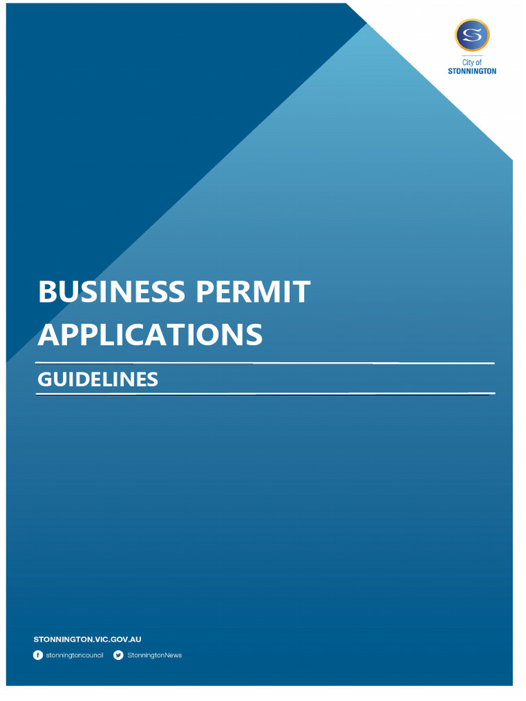 Business Permit Application Guidelines | PDF | Food Safety | Dogs