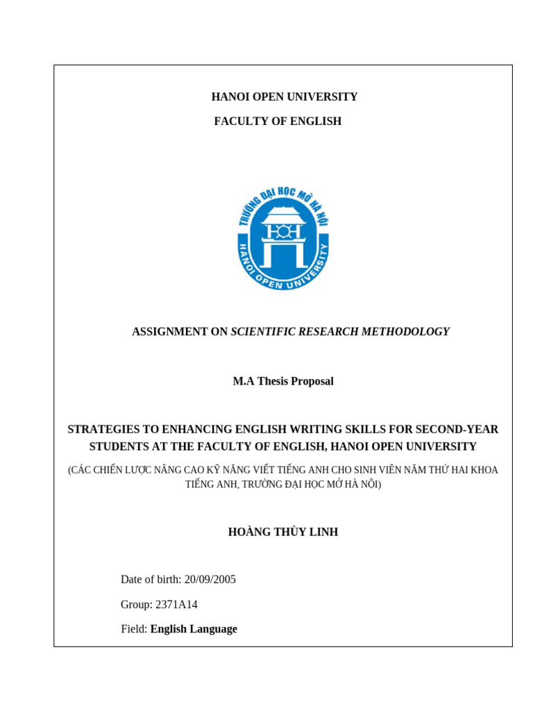 Final Asignment 2024 HTL | PDF | Methodology | Survey Methodology