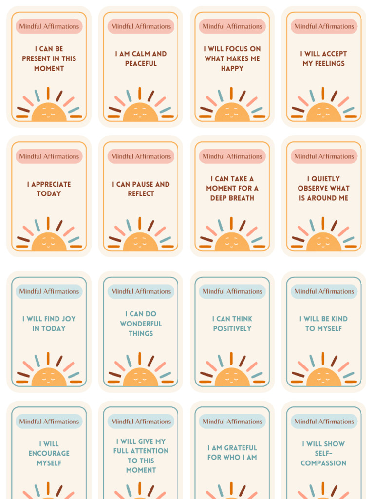 Mindful Affirmations | PDF