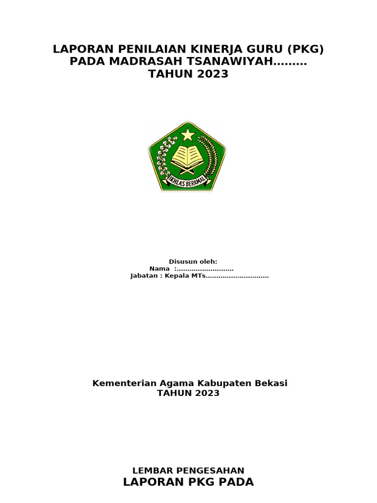 Laporan PKG_MSD | PDF