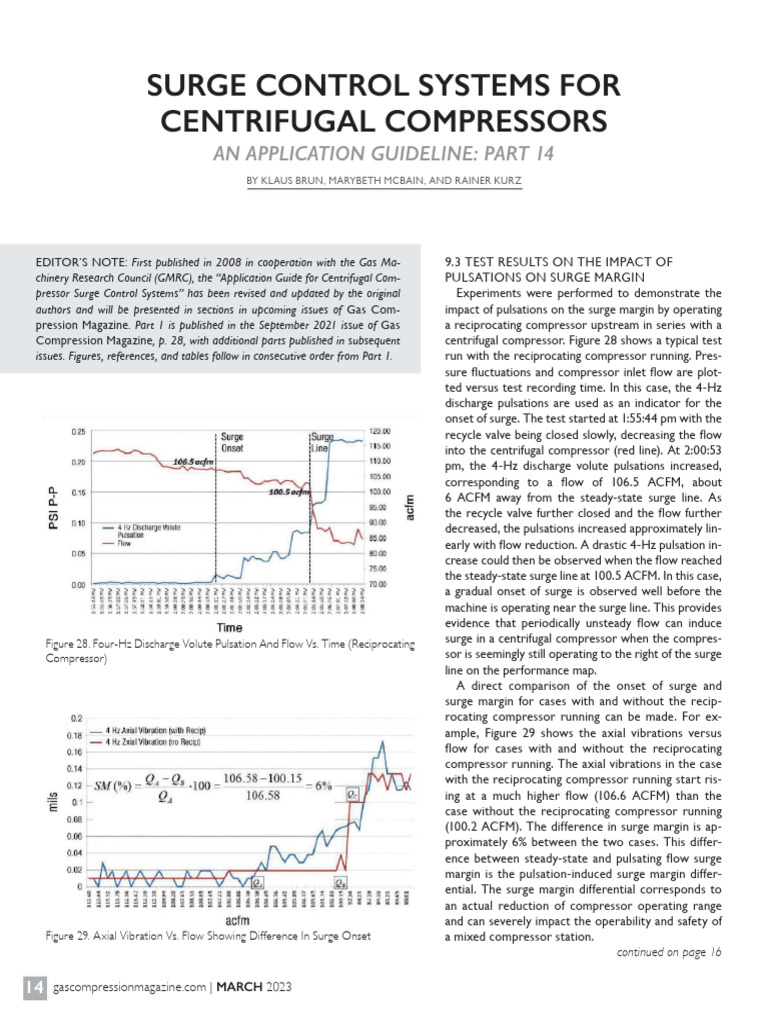 SURGE CONTROL SYSTEMS FOR CENTRIFUGAL COMPRESSORS Part 14 | PDF | Liquids | Atmosphere