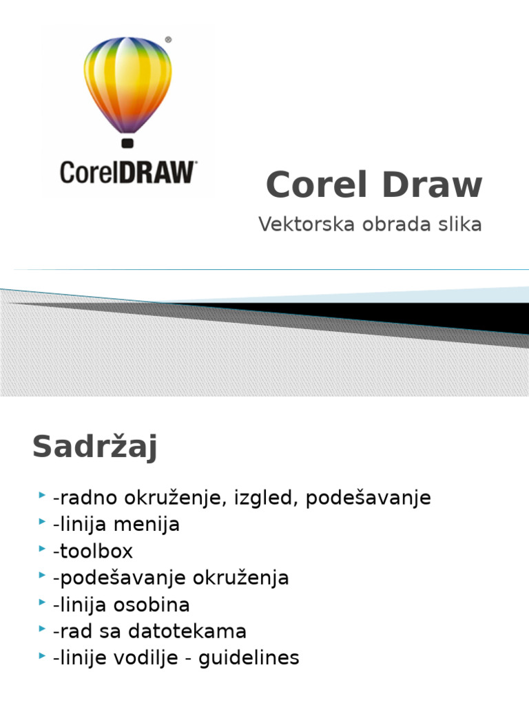 01 Uvod U Corel Draw | PDF
