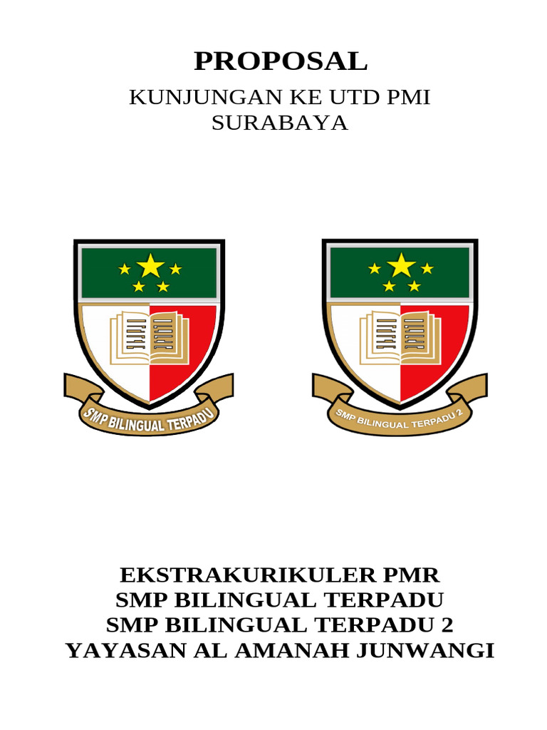 PROPOSAL KEGIATAN KUNJUNGAN UTD SDH TTD 2024 | PDF