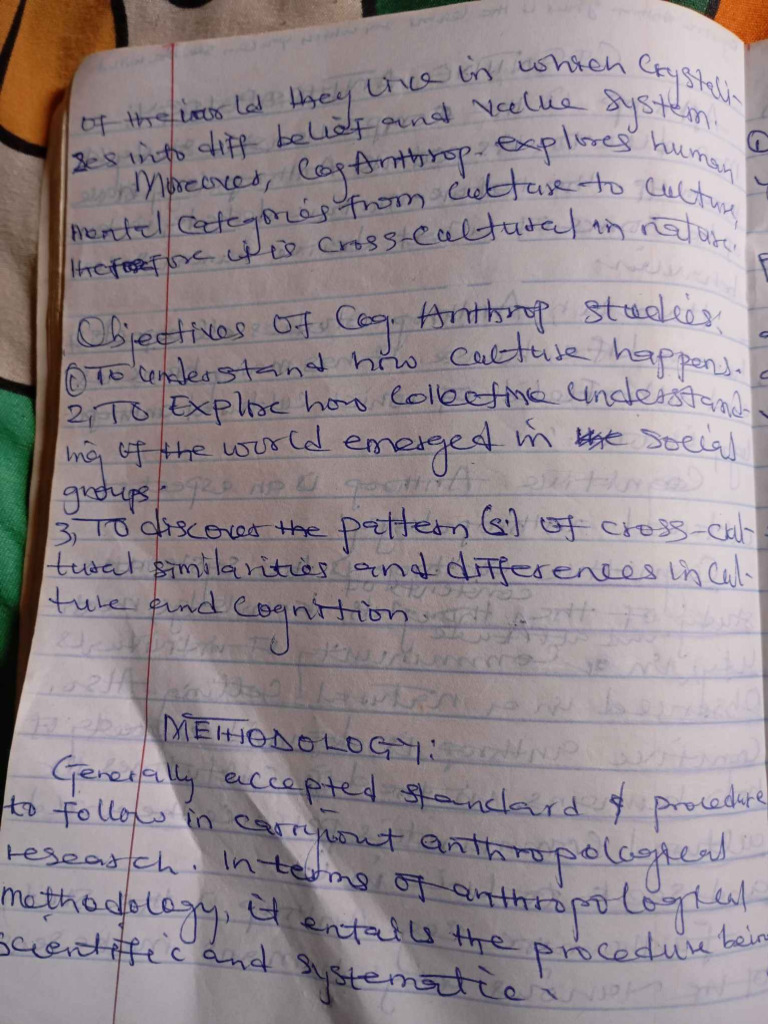 Cognitive Anthropology Pdf