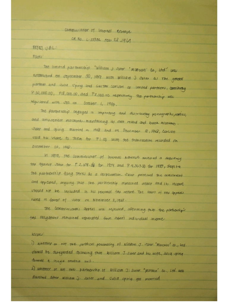 Buenaventura Riza Joy C. Case Digest | PDF