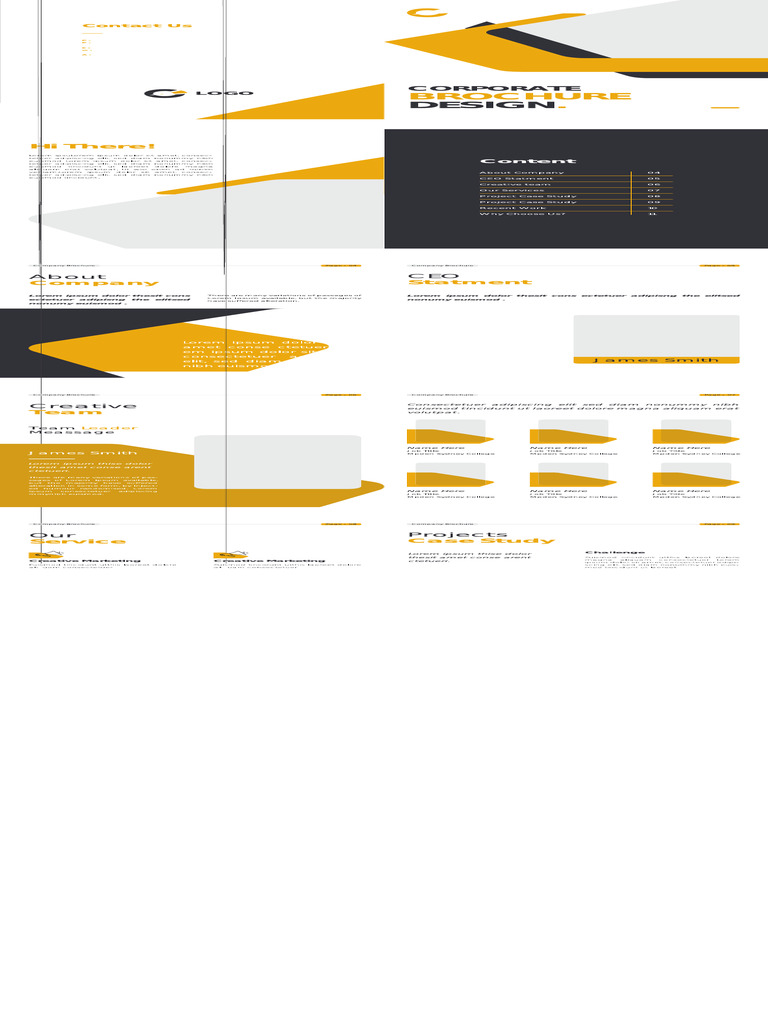 Brochure Template Design | PDF