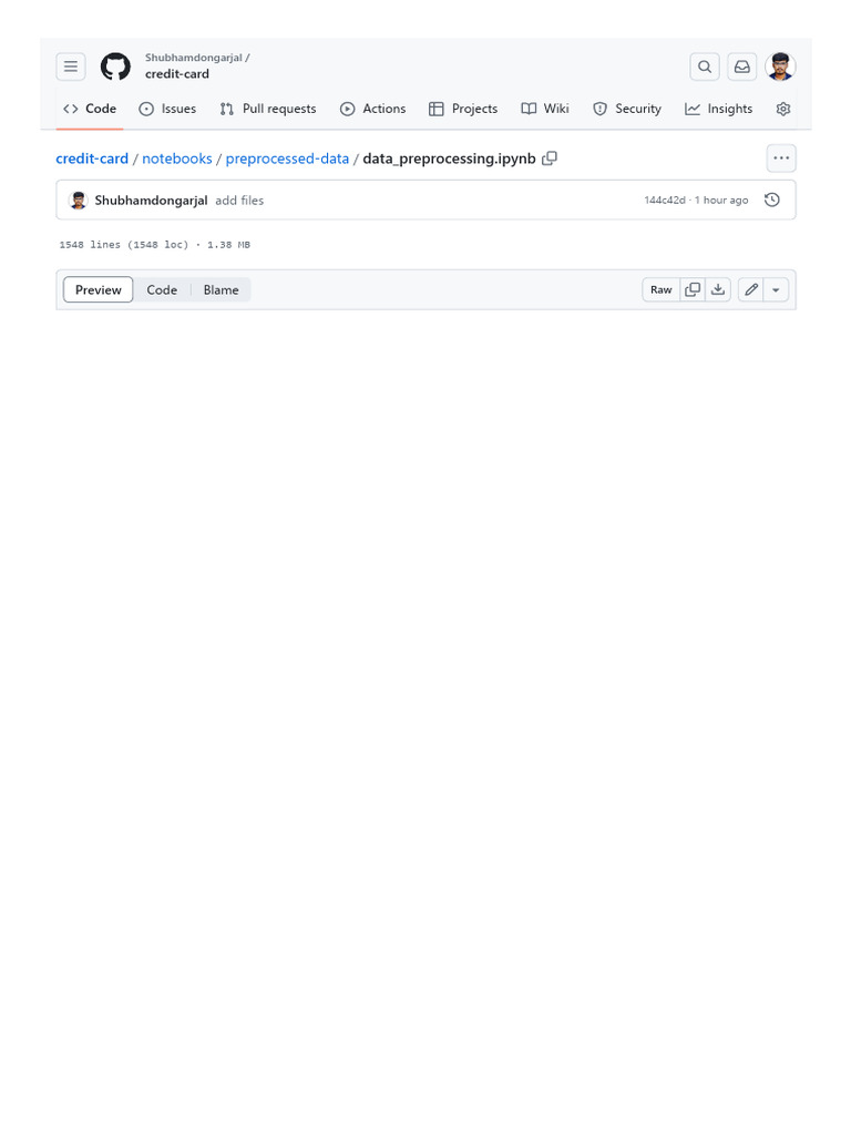 credit-card_notebooks_preprocessed-data_data_preprocessing.ipynb at main · Shubhamdongarjal ...