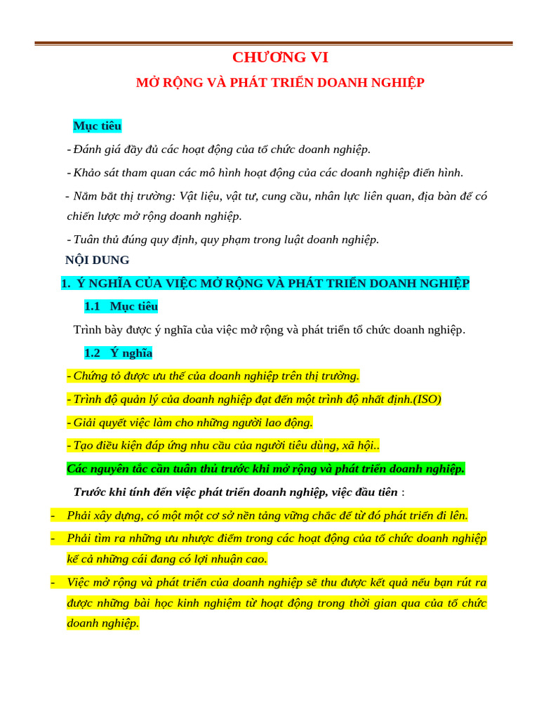 CH.6-TCSX - M R NG & PT DN | PDF