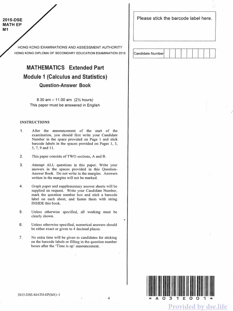 15 Paper | PDF | Probability Theory | Statistics