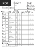 WH40K Imperium Maledictum Character - Sheet - Fillable | PDF