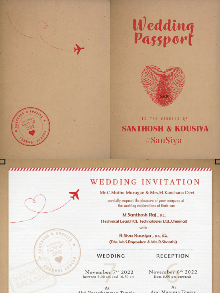 Wedding Card Design | PDF
