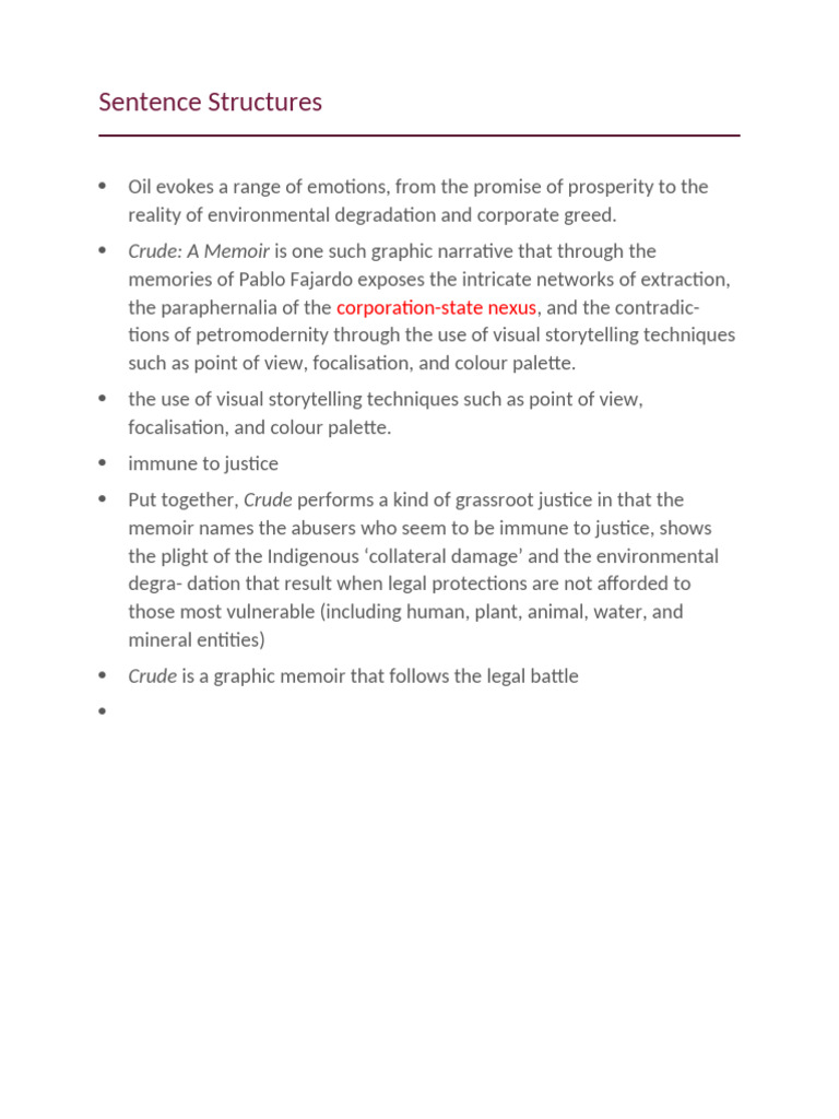 Sentence Structures Pdf 4271
