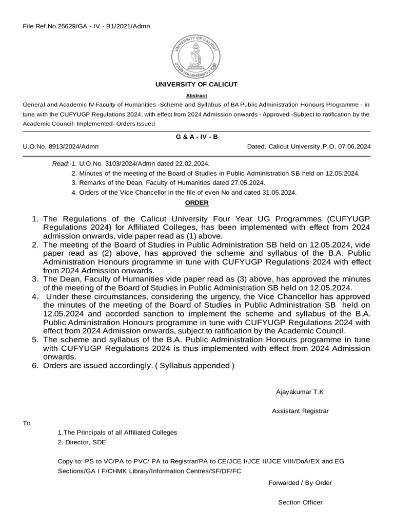 BA Public Administration | PDF | Public Administration | Governance