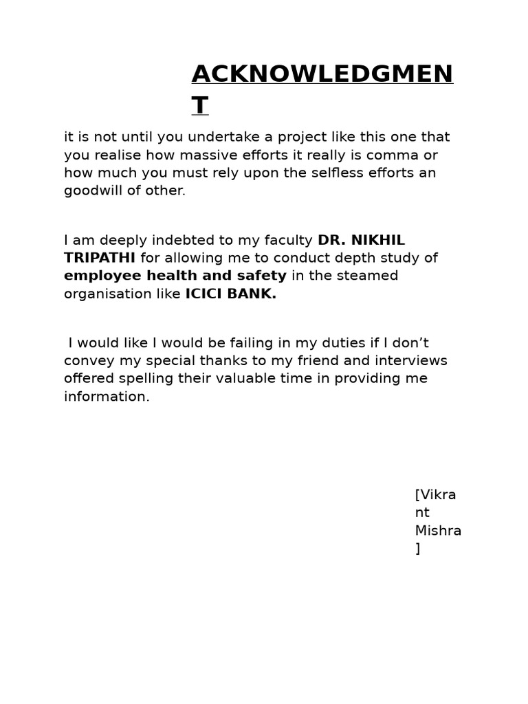 Document (3) Acknowledgement Vik | PDF